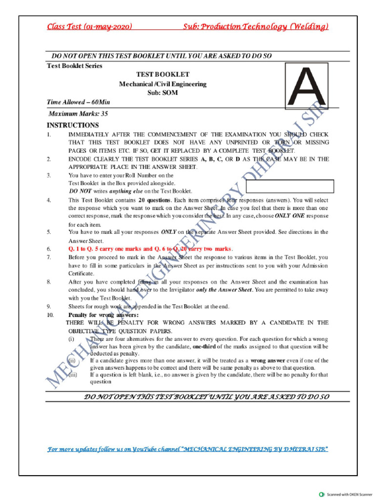 Welding Test | PDF