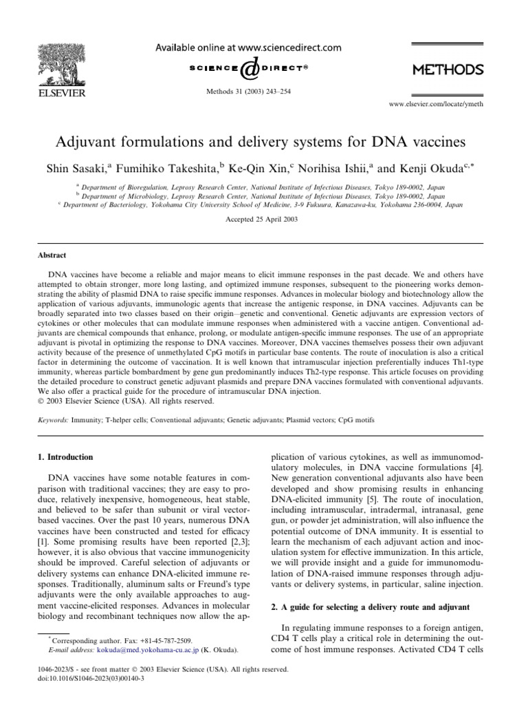 adj | PDF | Molecular Cloning | T Helper Cell