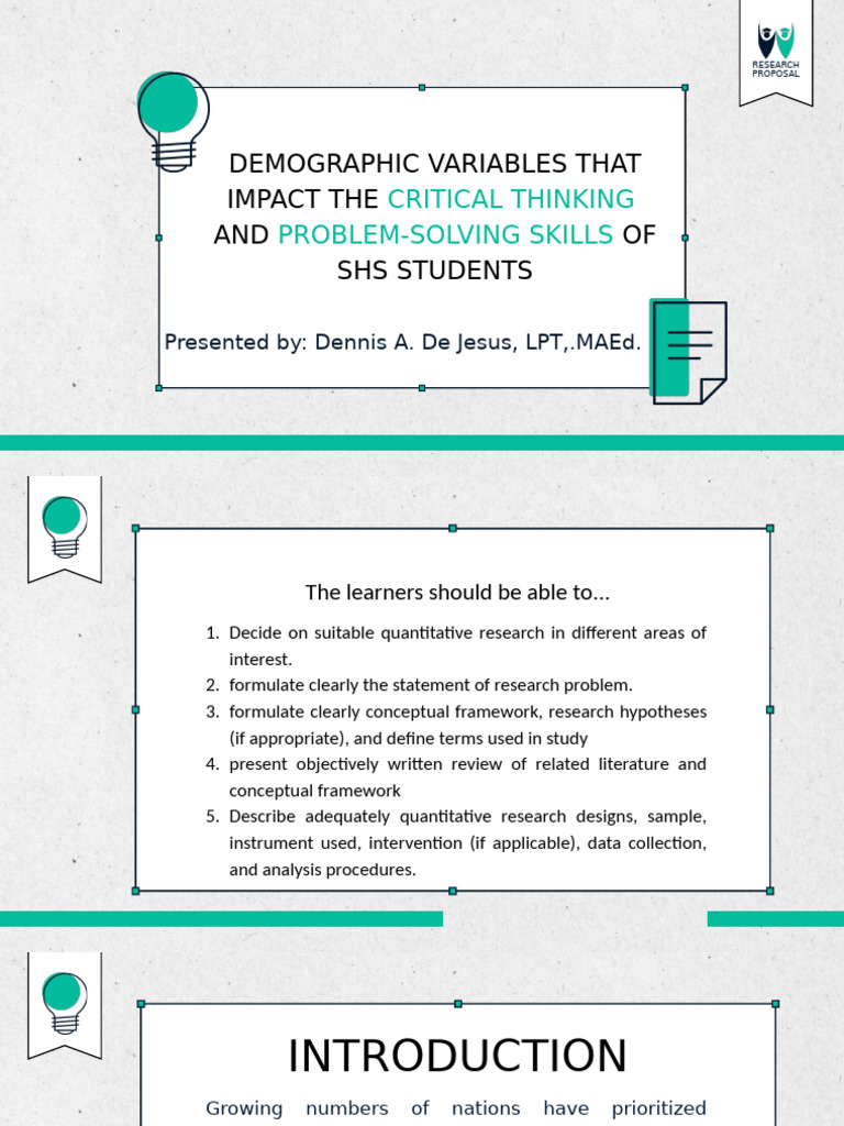 Ppt Pr2 Lessons | PDF | Survey Methodology | Critical Thinking