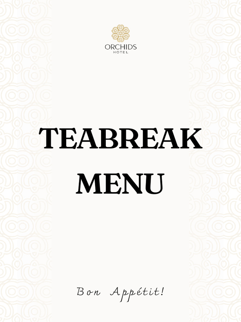 Teabreak Package | PDF