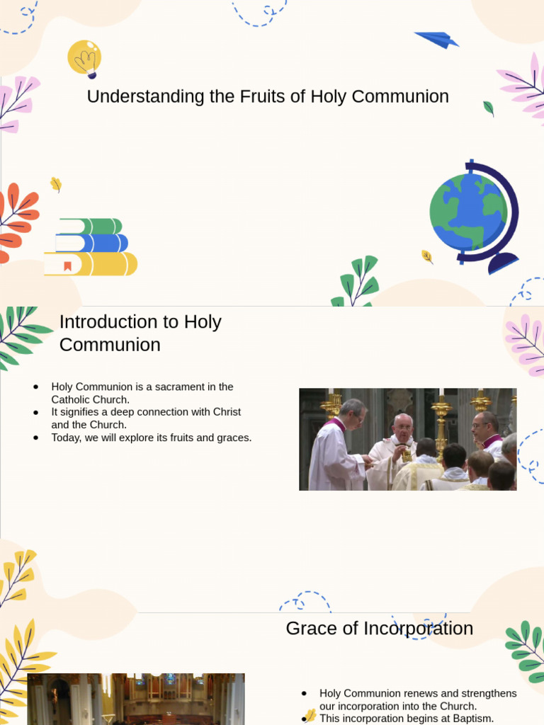 Fruits of Holy Communion | PDF