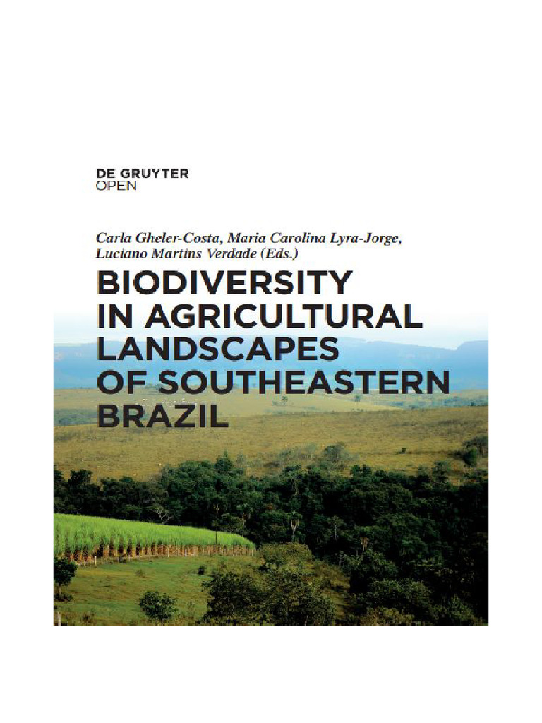 Biodiversity in Agricultural Landscapes of Southeastern Brazil | PDF ...