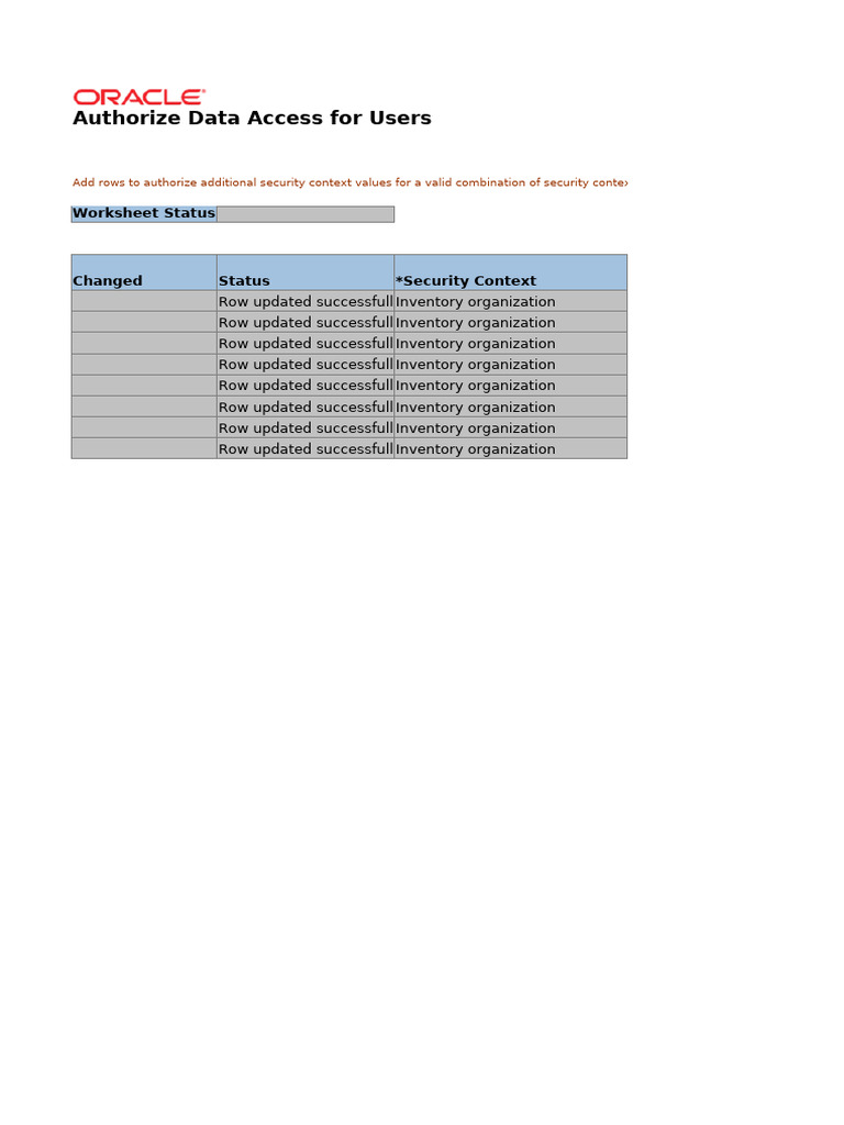 Authorize User Data Access Roles | PDF