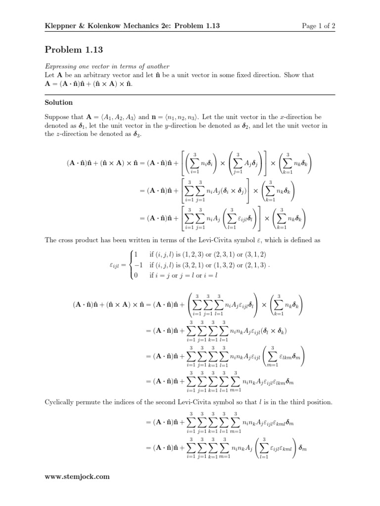 Vector Decomposition in Mechanics | PDF | Algebra | Mathematical Concepts