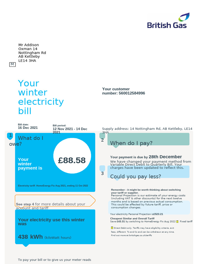 Utility Bill | PDF | Cheque | Payments