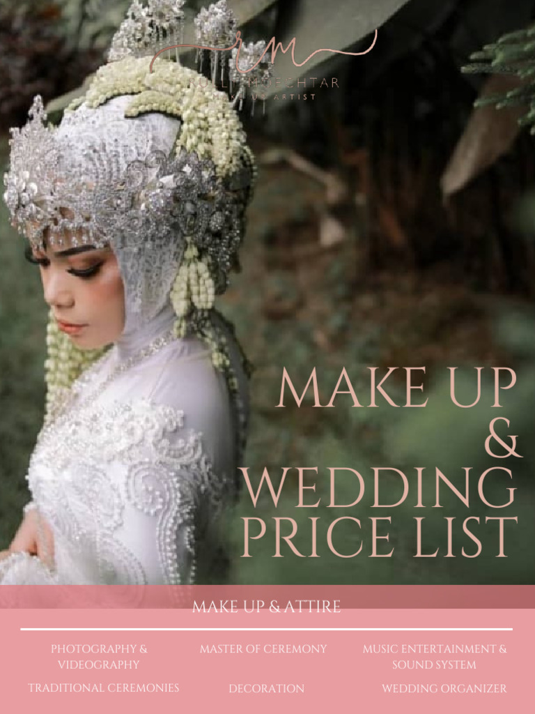 Price List Make Up Wedding | PDF