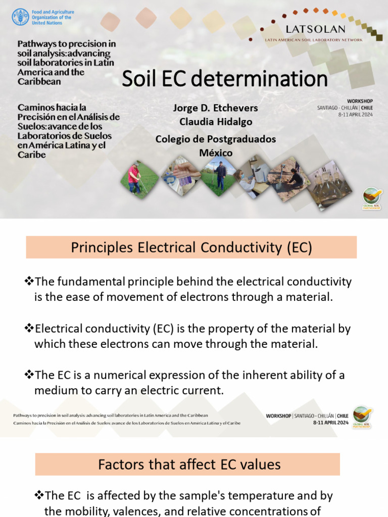 EC Presentaction-.J. D. Etchevers-FINAL | PDF | Electrical Resistivity ...