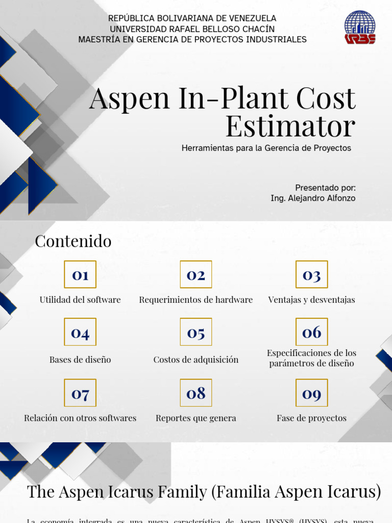 Aspen In-Plant Cost Estimator | PDF | Software | Microprocesador