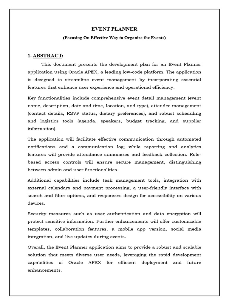 Phase III Event Planner | PDF | Databases | Social Media