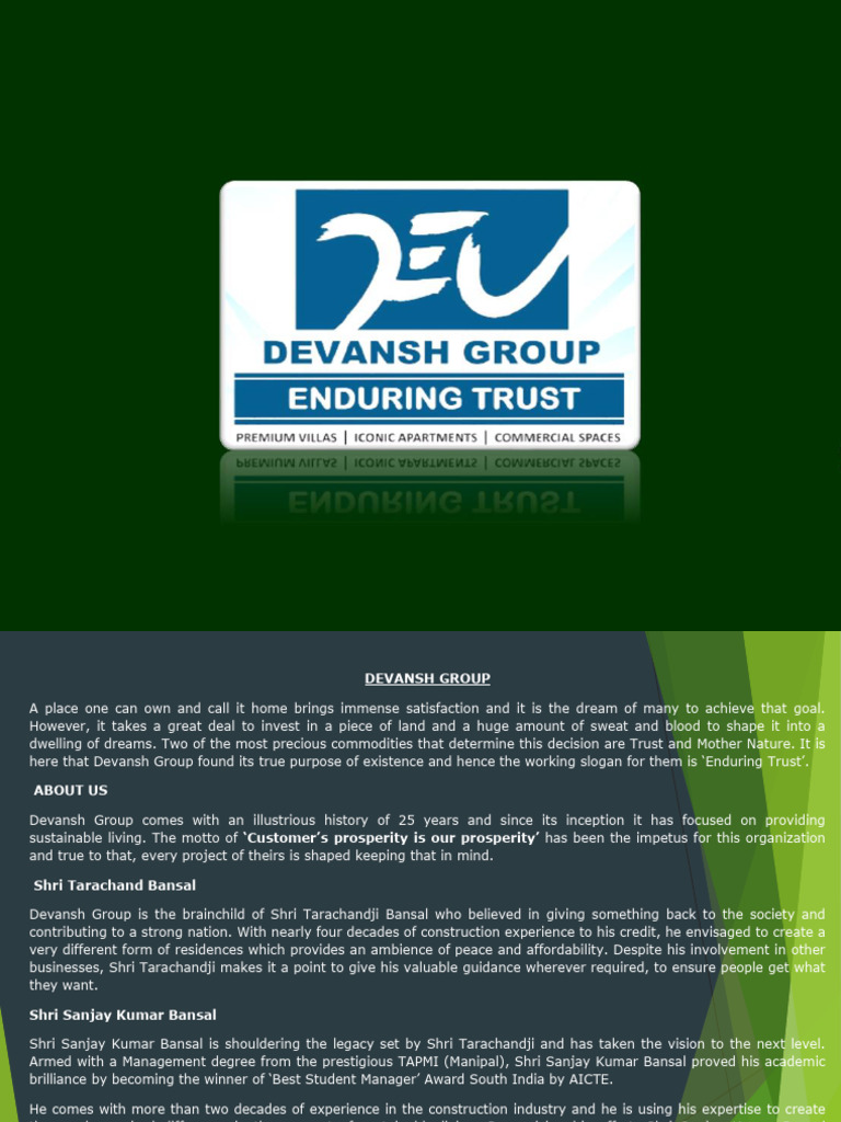 Devansh-Group-Profile | PDF