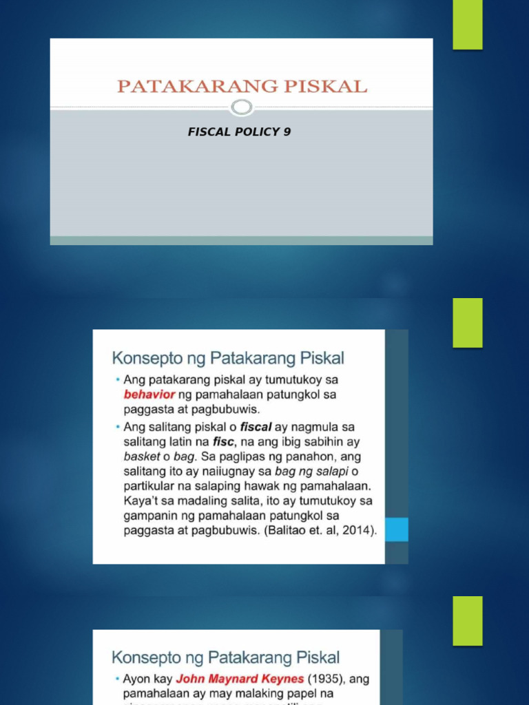 Patakarang Piskal | PDF