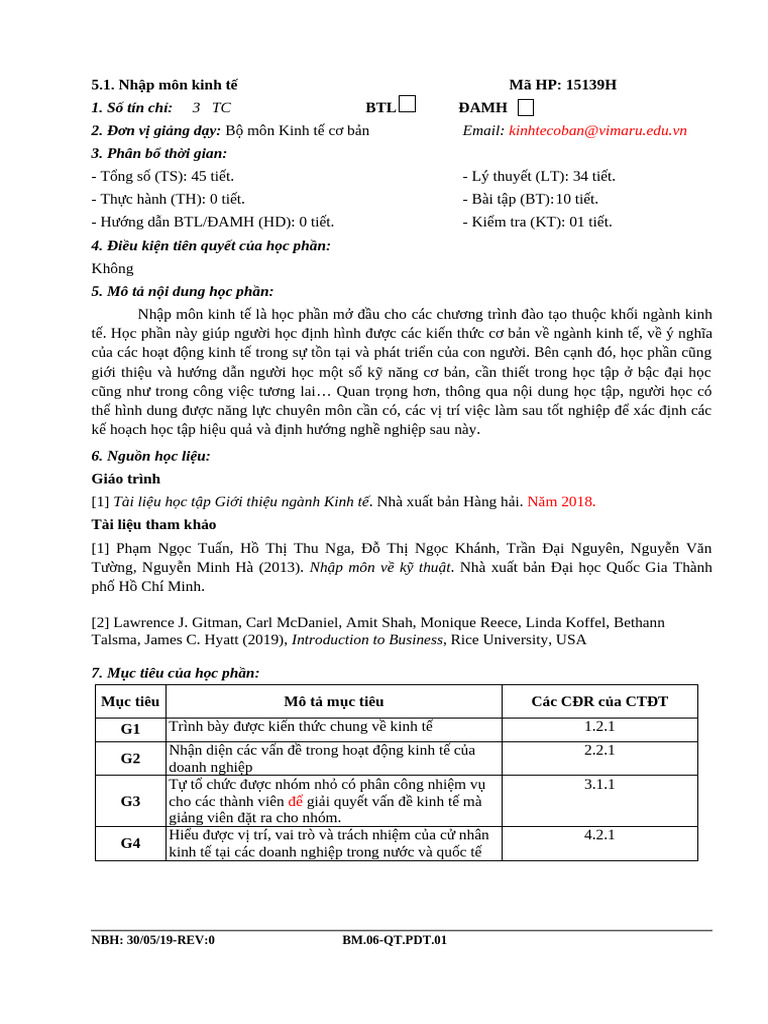 15139H_ Đề cương NMKT K64 | PDF