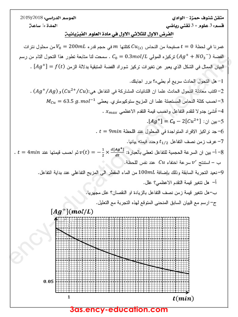 Dzexams 3as Physique 1080639 | PDF
