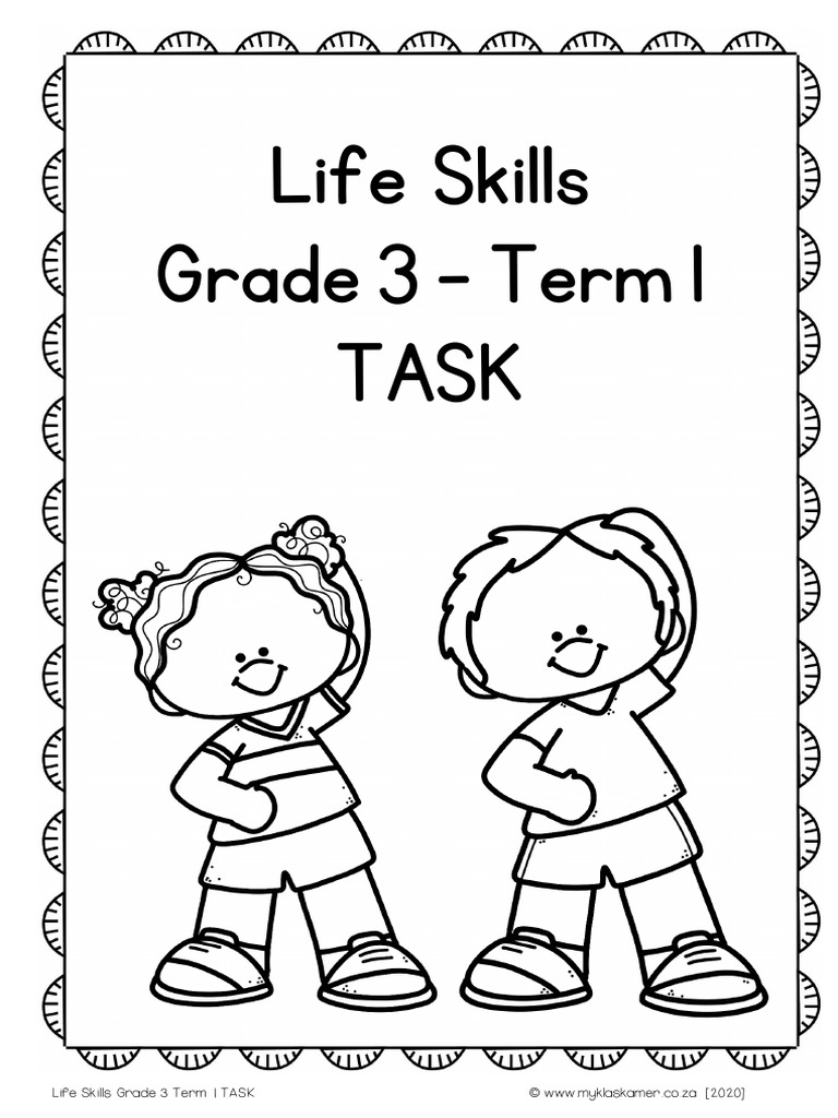 Grade 3 Life Skills Term 1 Task | PDF | Learning | First Aid