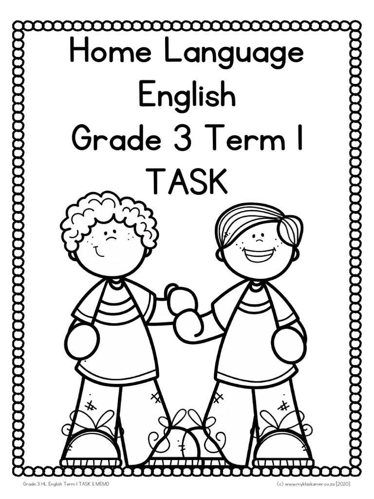 2020 Grade 3 HL ENG TERM 1 TASK MEMO SBA | PDF | Reading Comprehension ...
