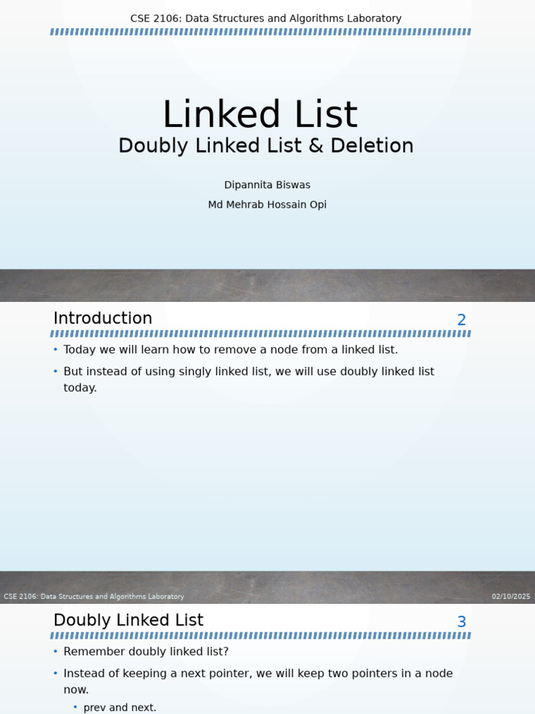 L5 Linked List | PDF | Computing | Computer Data