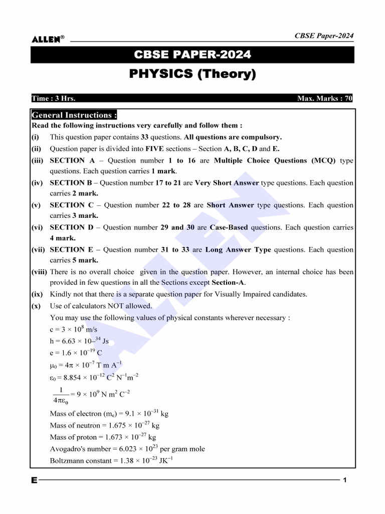 Physics Paper3 | PDF