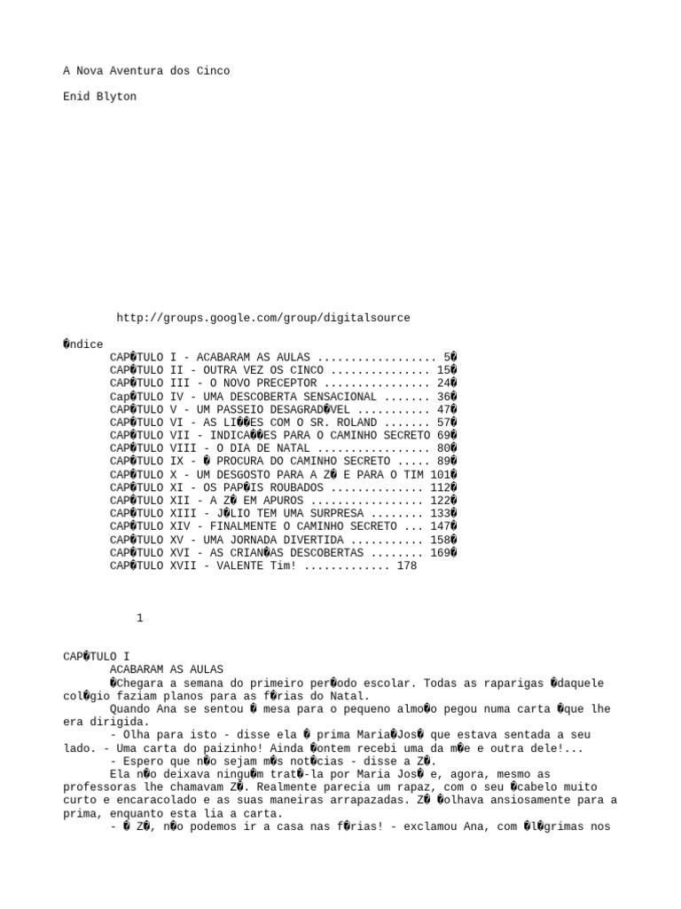 Enid Blyton (Cinco 02) Nova Aventura Dos Cinco | PDF