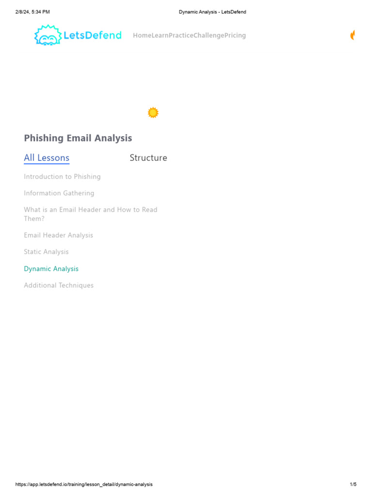 Dynamic Analysis - LetsDefend | PDF | World Wide Web | Internet & Web