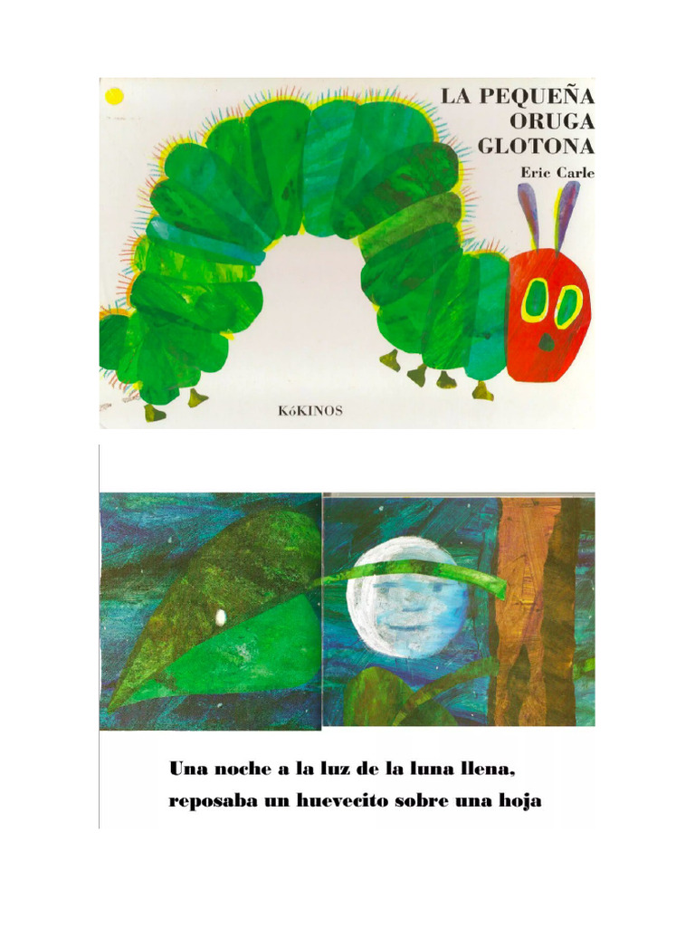 Cuento La Oruga Glotona | PDF