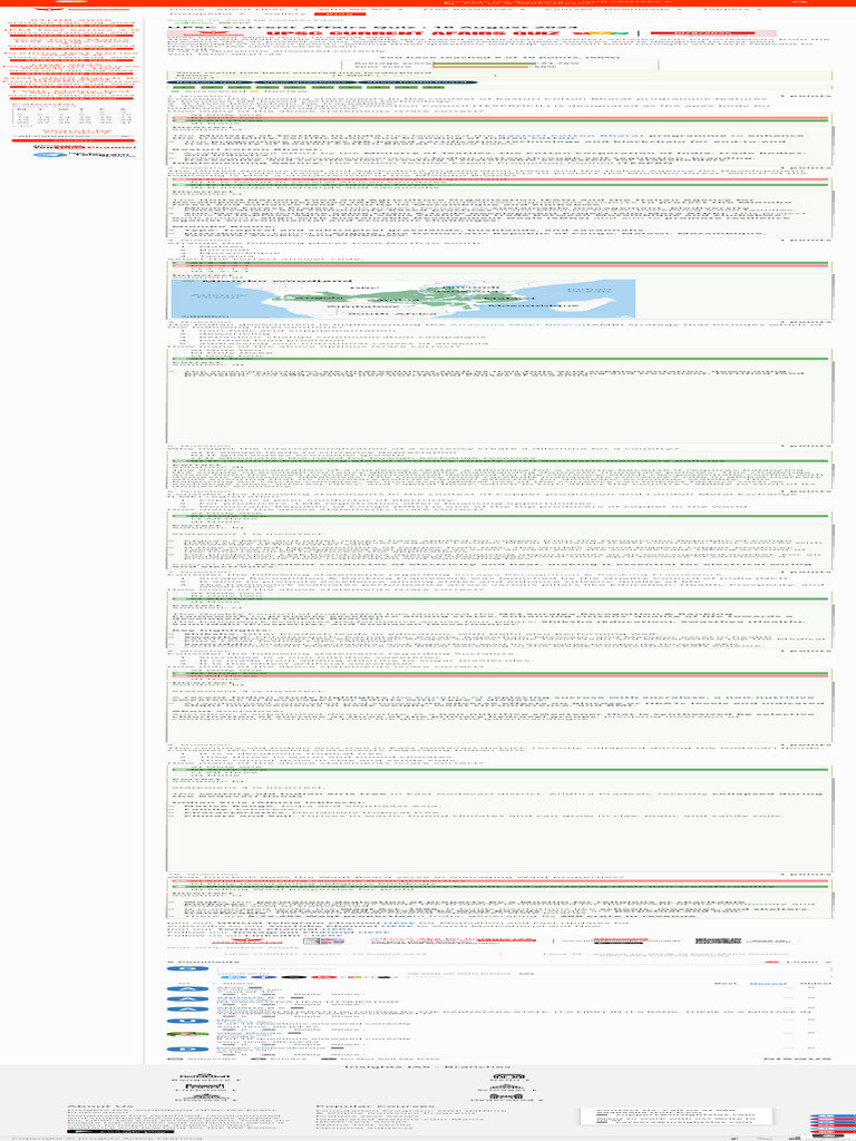 UPSC Current Affairs Quiz 10 August 2024 - INSIGHTS IAS - Simplifying ...