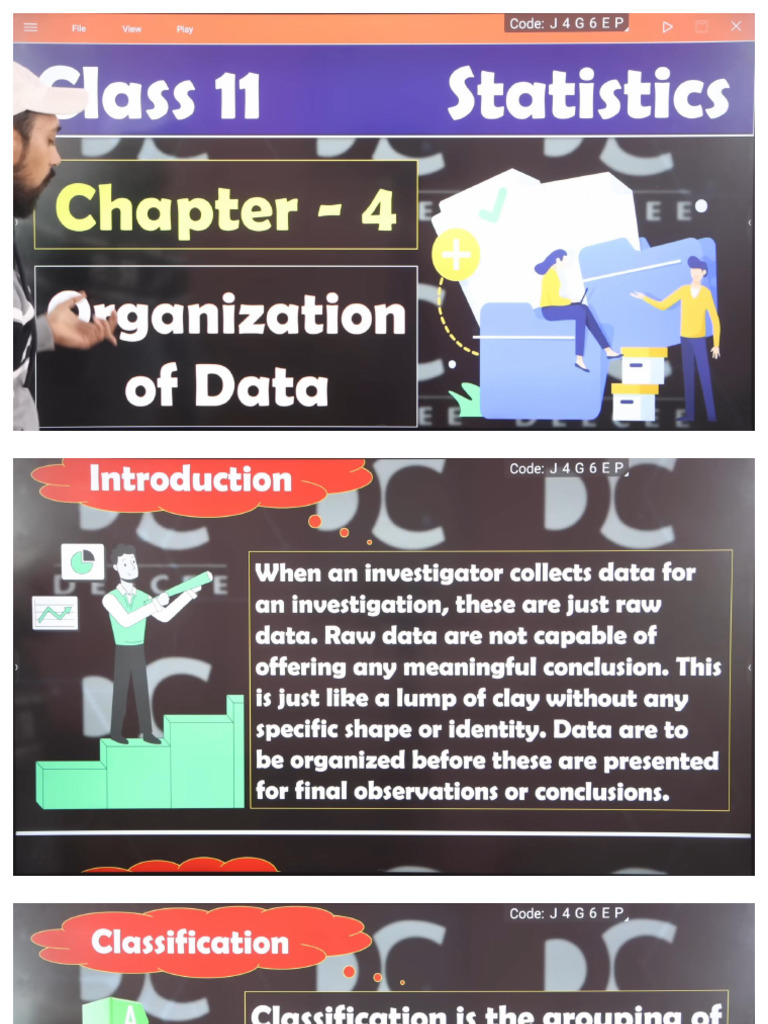 Organization of Data | PDF