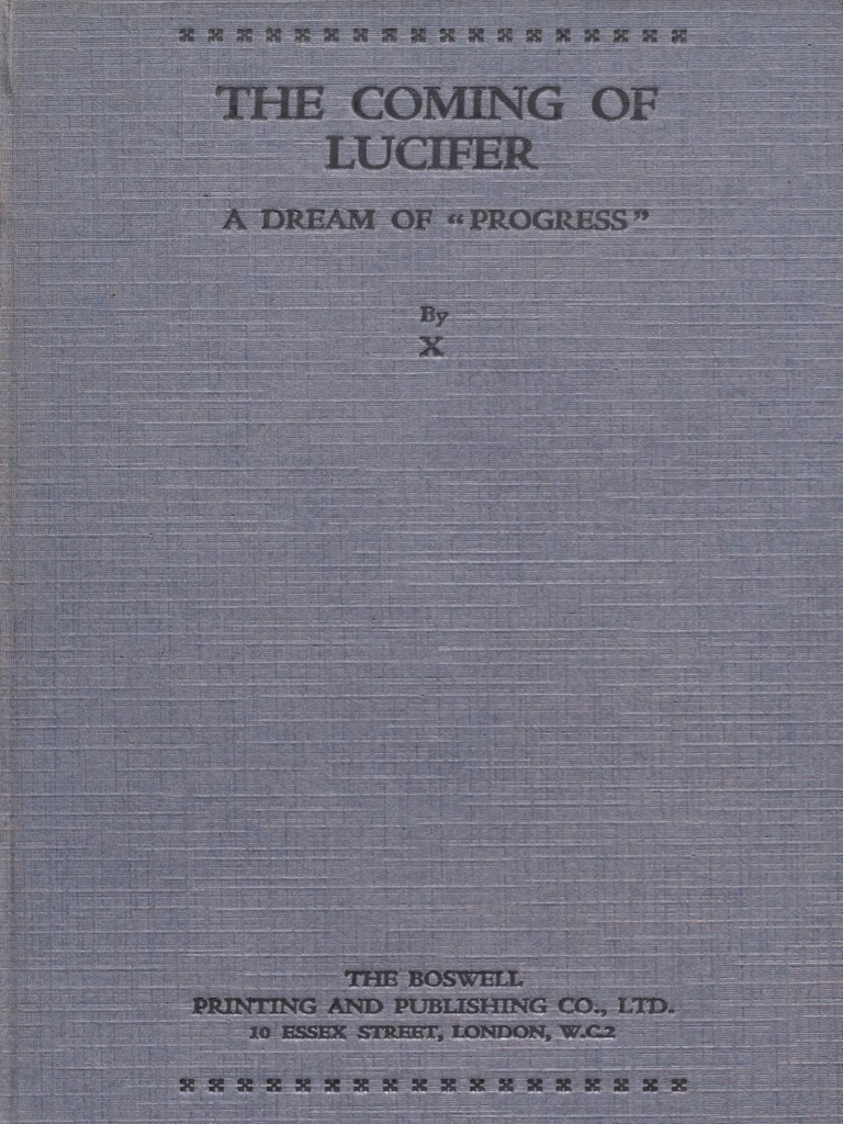 The Coming of Lucifer: A Satirical Poem | PDF