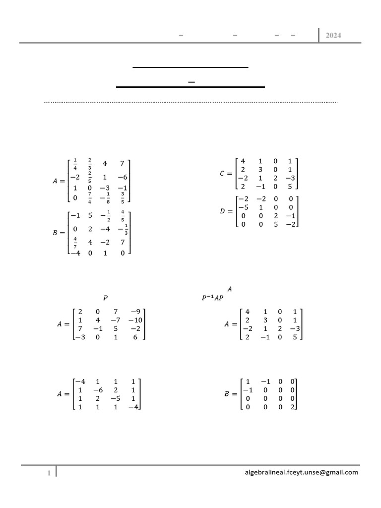 Valores Propios y Diagonalización en MATLAB | PDF | Valores propios y vectores propios | Matriz ...