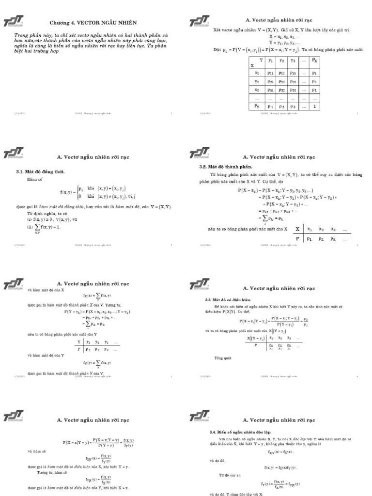 XSTK Chương 4 | PDF