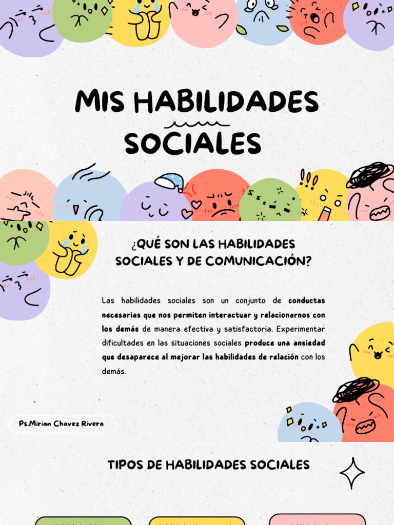 Mis Habilidades Sociales | PDF | Comunicación | Empatía
