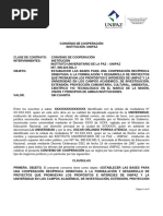 Modelo Simple de Convenio | PDF