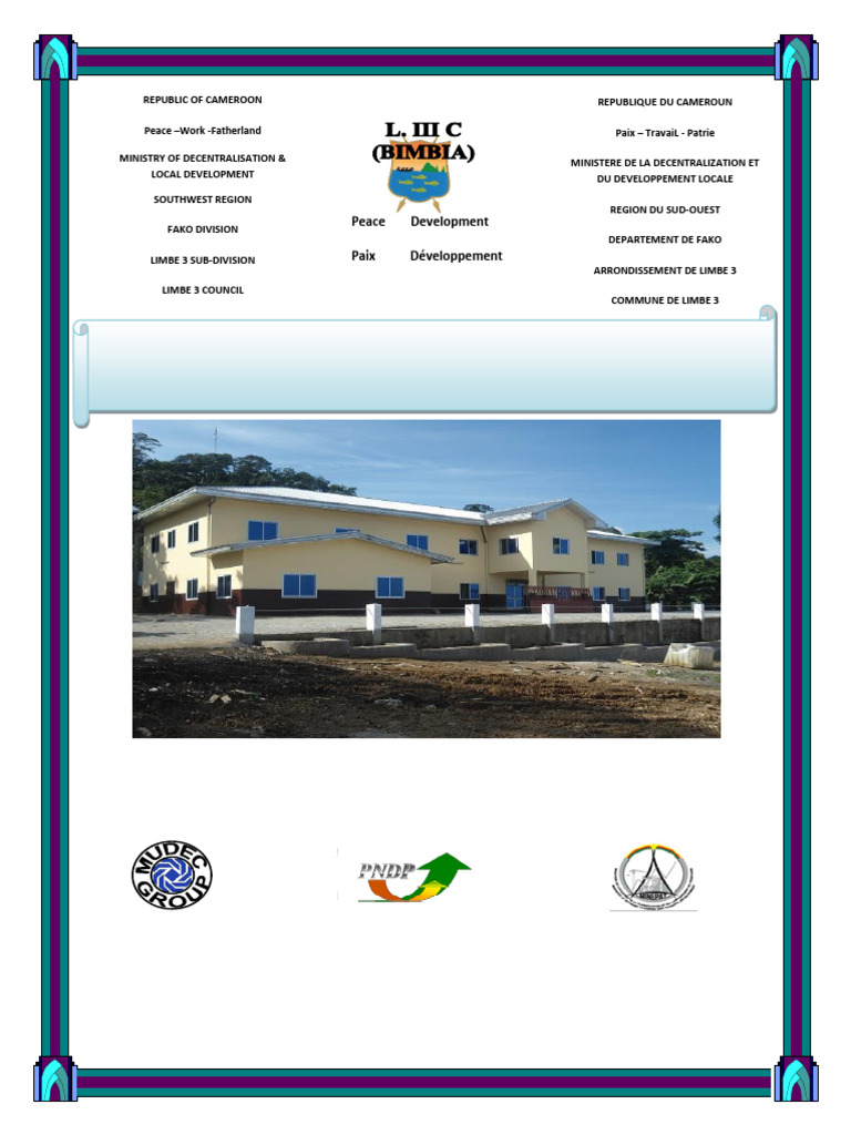 CDP of Limbe 3 Council (Nov. 2019) | PDF | Governance | Economies