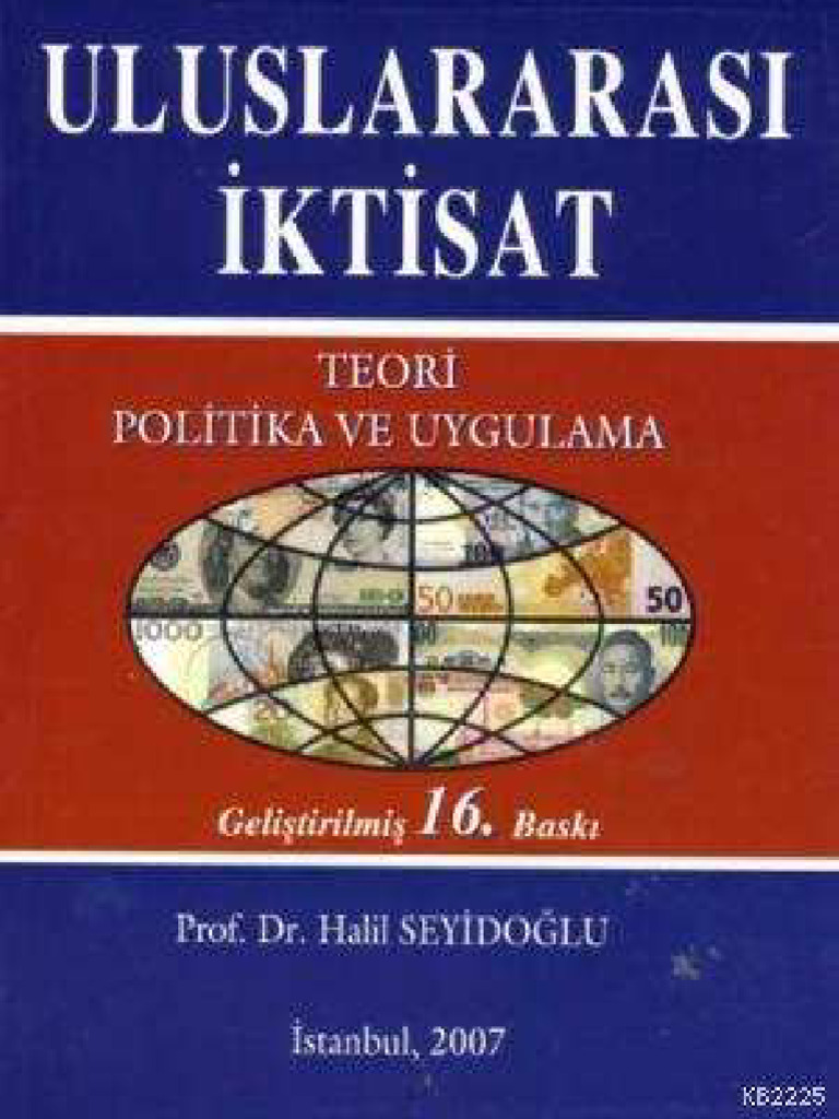 Halil Seyidoglu Uluslararasi Iktisat | PDF