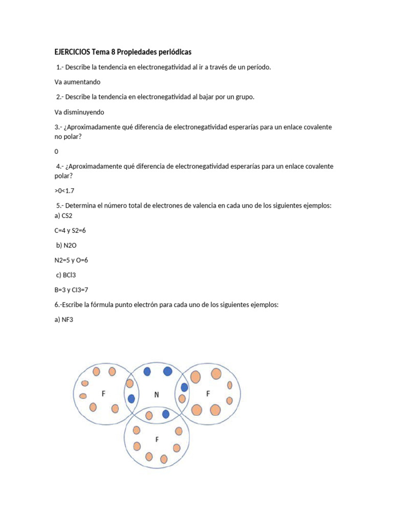 EJERCICIOS+Tema+8+Propiedades+Peri%C3%B3dicas | PDF