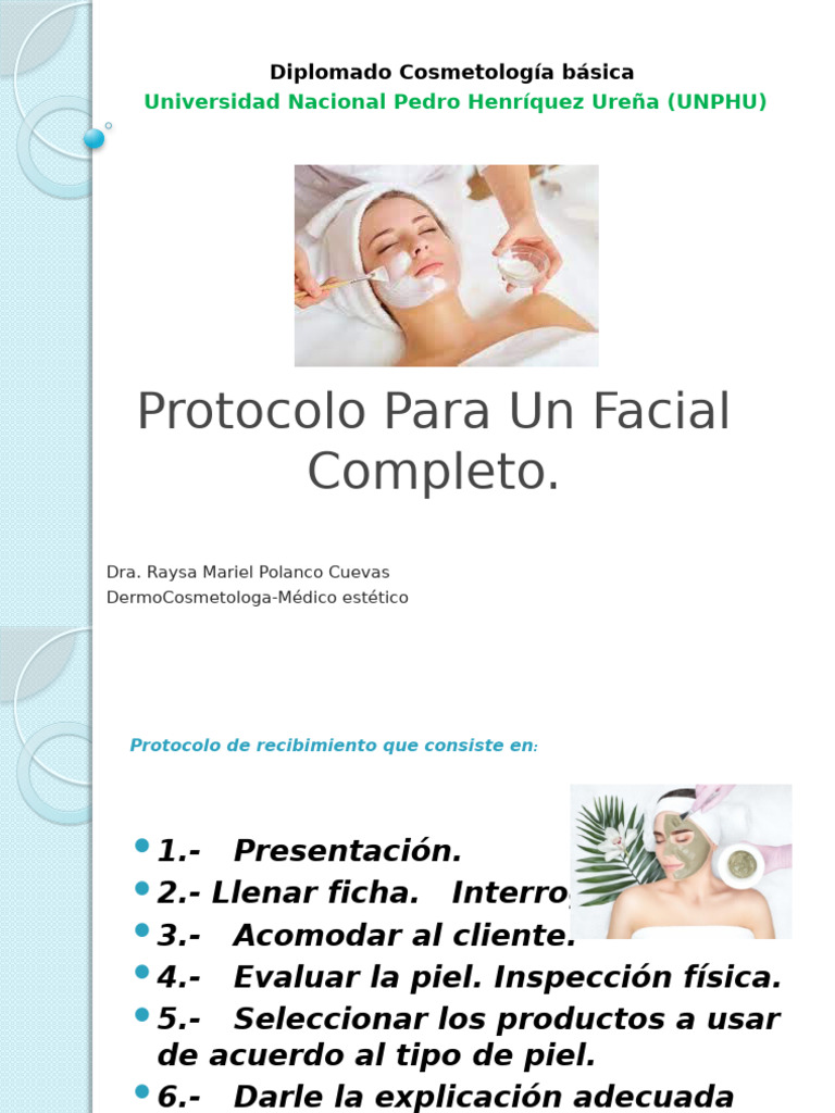Protocolo para Un Facial Completo Mio | PDF | Piel