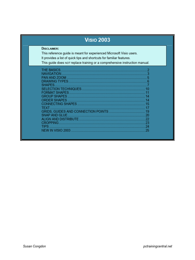 Manual de Visio 2003 | PDF | Software | Computing
