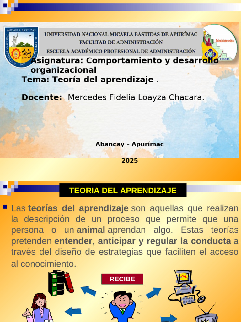 SEPARATA N° 02 TEORIA DEL APRENDIZAJE | PDF | Aprendizaje | Teoría del aprendizaje (educación)