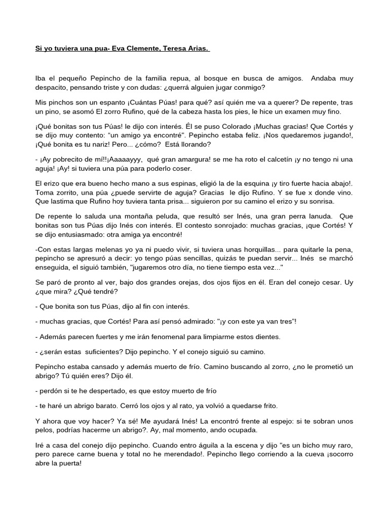 Si Yo Tuviera Una Pua | PDF