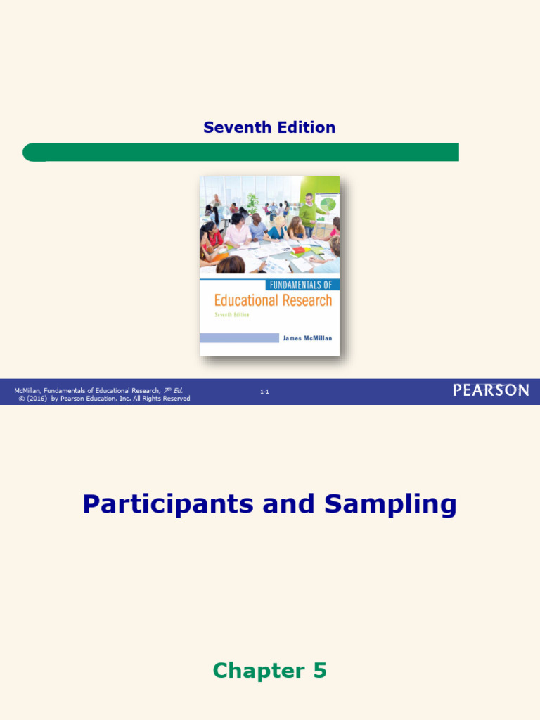 PPT05 | PDF | Sampling (Statistics) | Quantitative Research