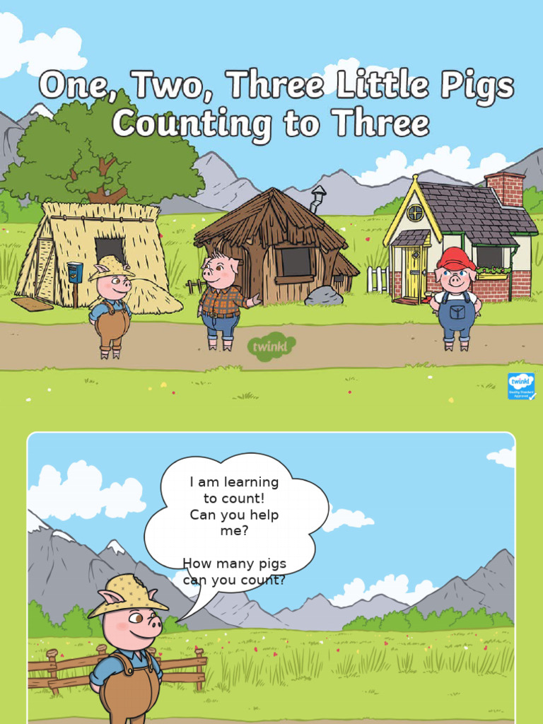 Counting to 5 with Pigs Activity | PDF