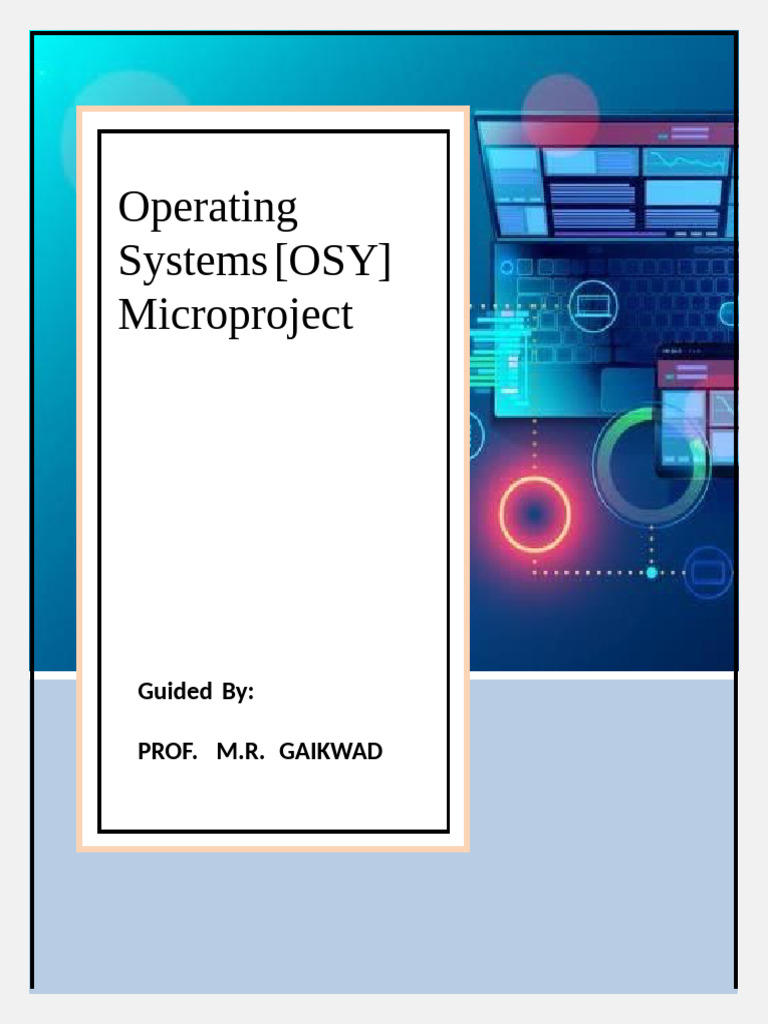 OSYMicro_Rajeshwari | PDF | Scheduling (Computing) | Methodology
