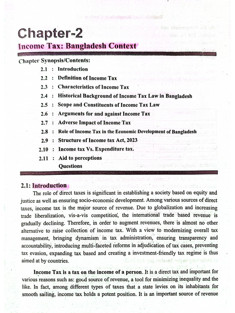 Taxation Chapter 2 | PDF