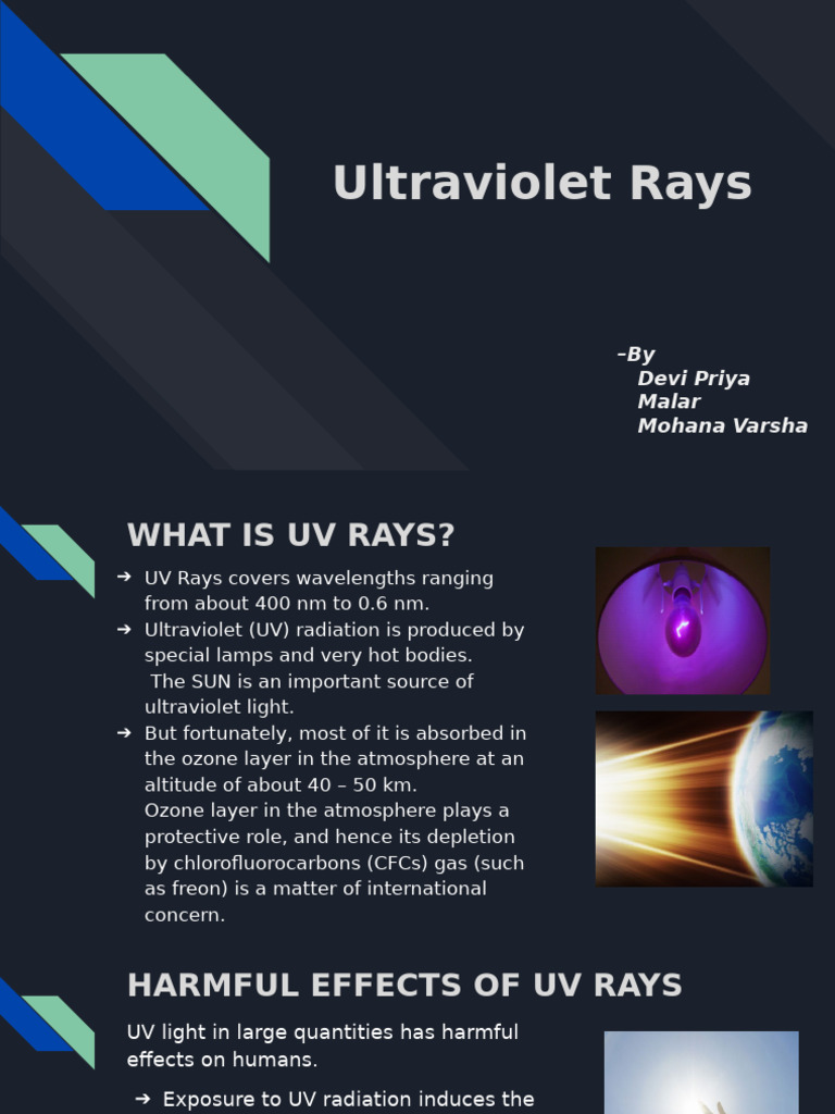 Uv Rays | PDF