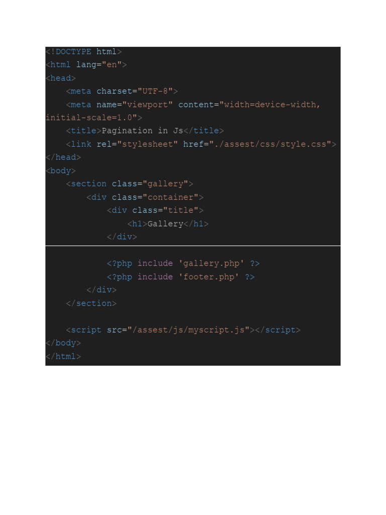 Day-33, Pagination With JavaScript and PHP | PDF