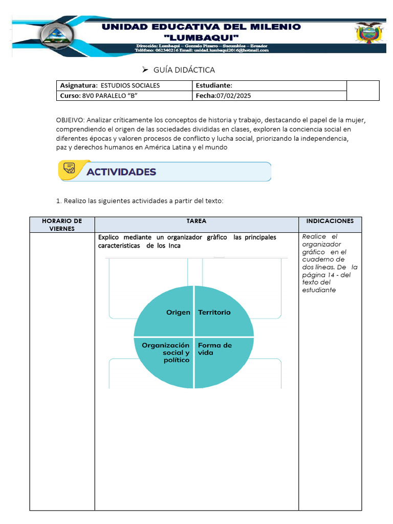 Materia Estudios Sociales | PDF | Américas | Educación en artes liberales