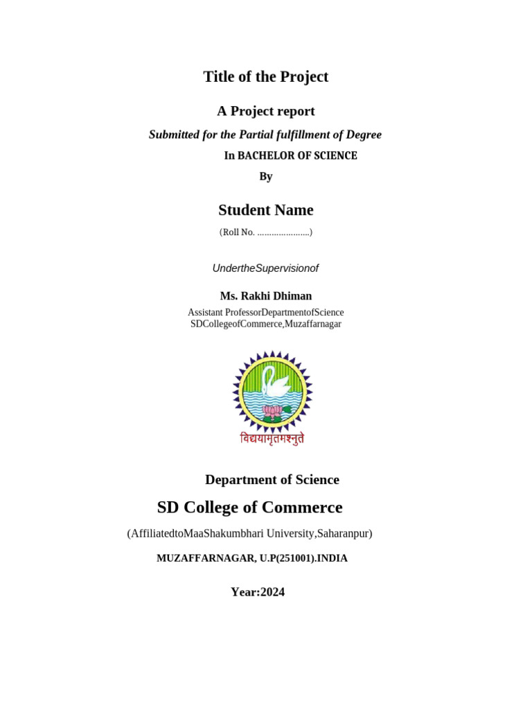 Project Report New | PDF