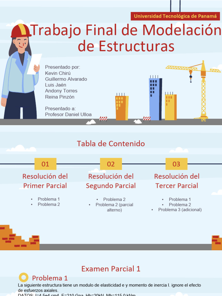 Modelación de Estructuras: Análisis y Resolución | PDF | Álgebra ...