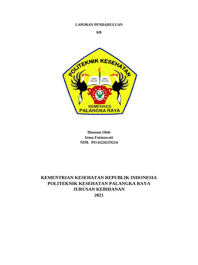 ASUAHAN KEBIDANAN NIFAS LP KB IRMA FATMAWATI | PDF