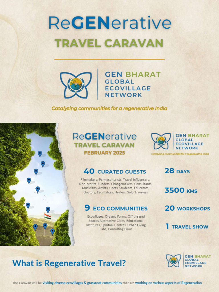 Regenerative Travel Caravan - Travelers | PDF | Permaculture ...
