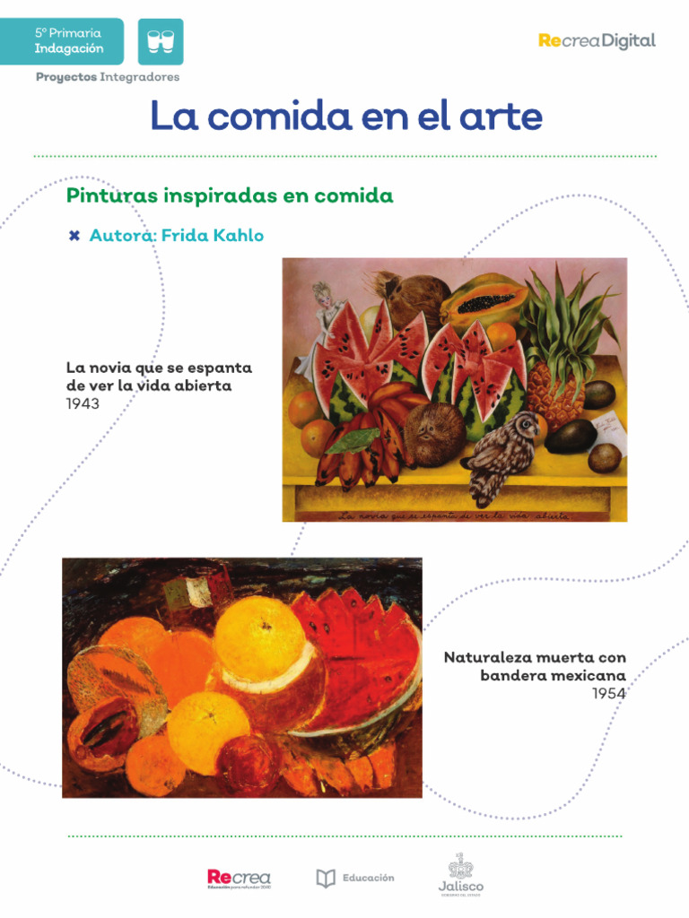 Infografía (04) - La Comida en El Arte | PDF